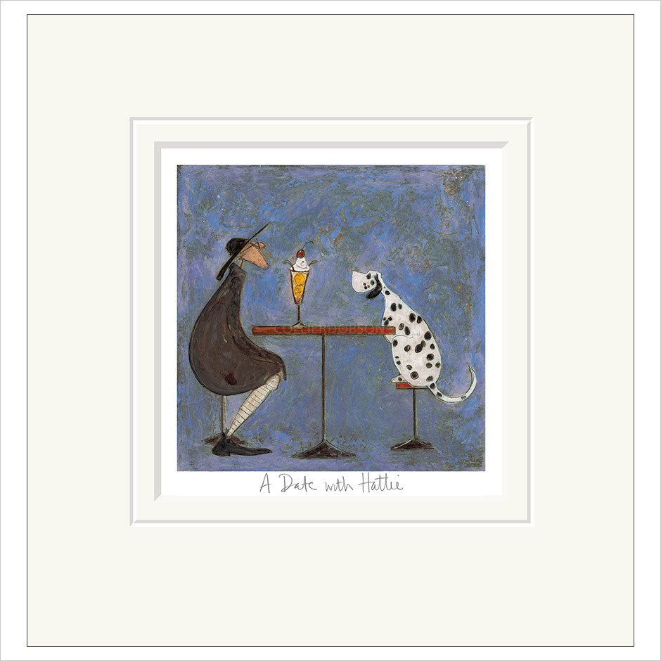 Sam Toft Limited Edition Print - A Date with Hattie - Gifted Boston Spa