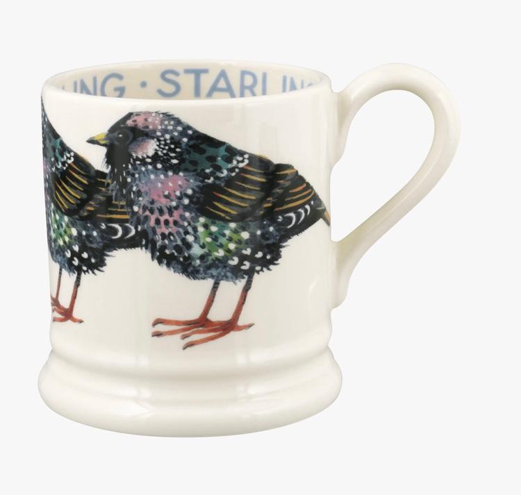 Emma Bridgewater Birds Starling 1/2 Pint Mug - Gifted Boston Spa