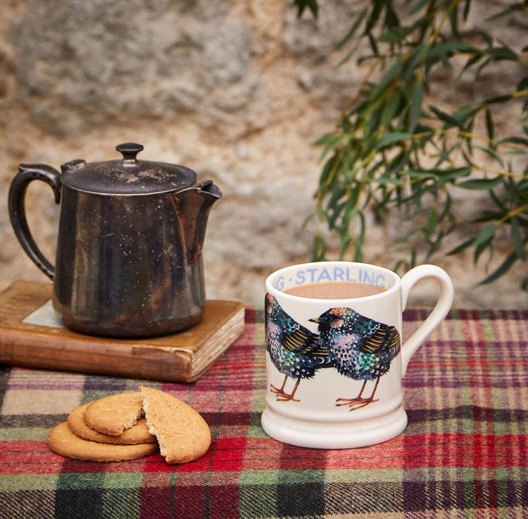 Emma Bridgewater Birds Starling 1/2 Pint Mug - Gifted Boston Spa