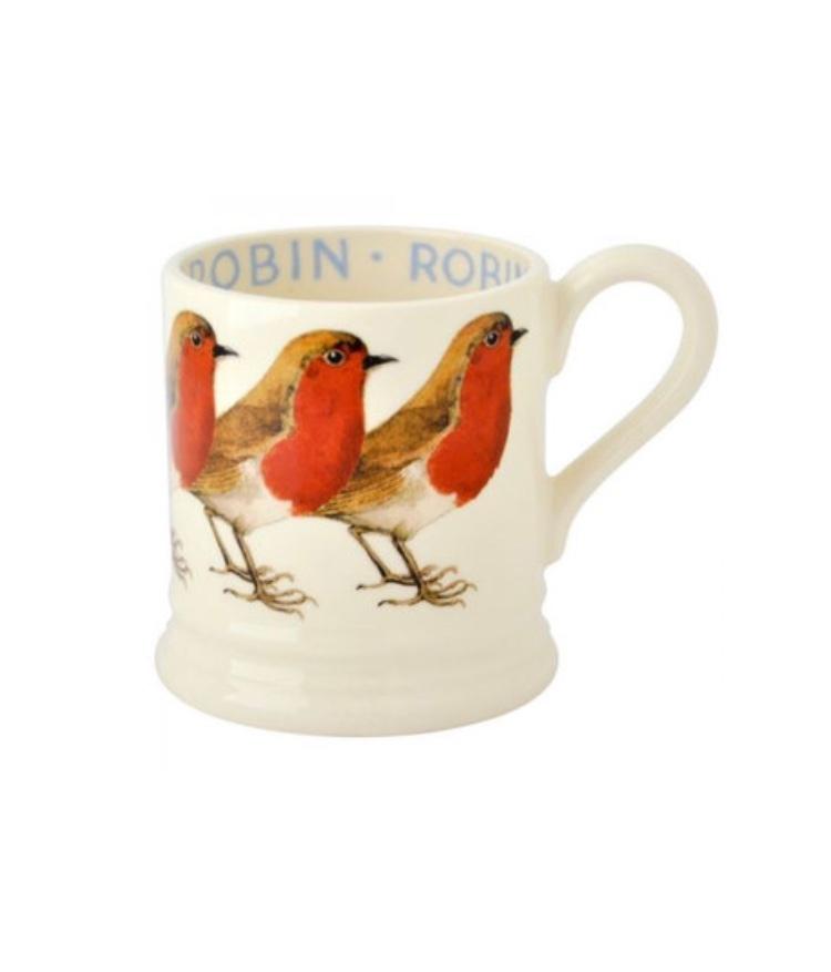 Emma Bridgewater Robin 1/2 Pint Mug - Gifted Boston Spa